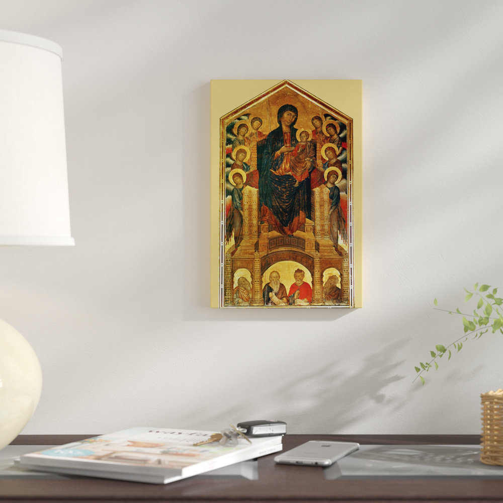 East Urban Home Virgin And Child Enthroned, And Prophets (Santa Trinita Maestà), C.1280-85 by ...